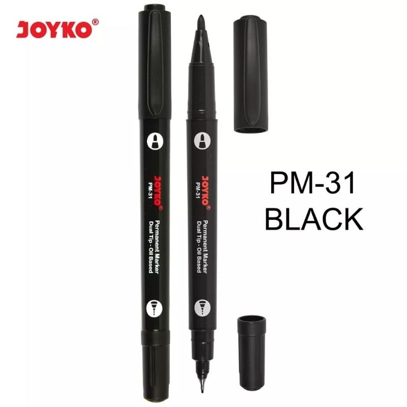 Jual Spidol Permanent Joyko 2 in 1 Dual Tip Waterproof Spidol PCB ...