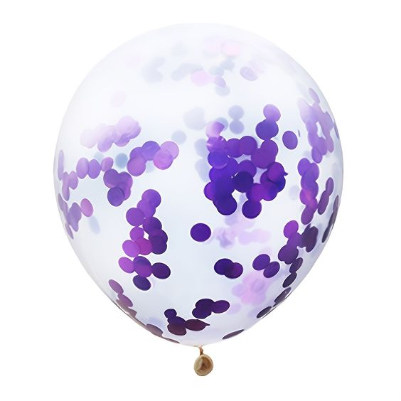 Jual 1PACK ISI 100 CONFETTI BALLOON BALON BENING ISI GLITER WARNA WARNI ...