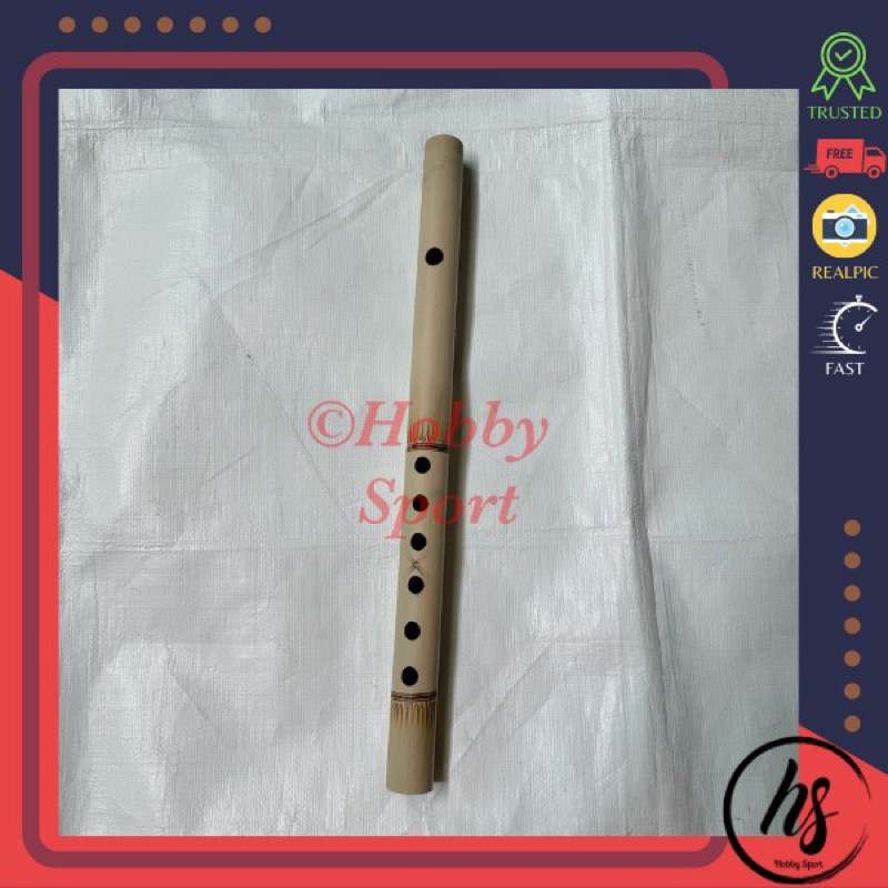 Jual Seruling Bambu Dangdut 6 Lubang Musik Tradisional Suling Tiup ...