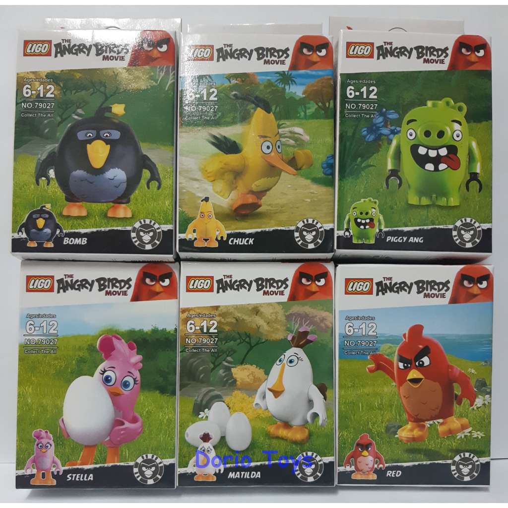 Jual Brick Angry Birds Bomb Chuck Red Stella Matilda Piggy Mainan Balok ...
