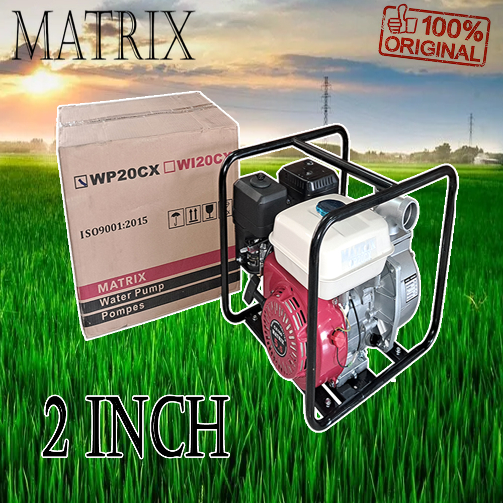 Jual MATRIX Gasoline Water Pump 2 Inch WP20CX Mesin Pompa Air Irigasi ...