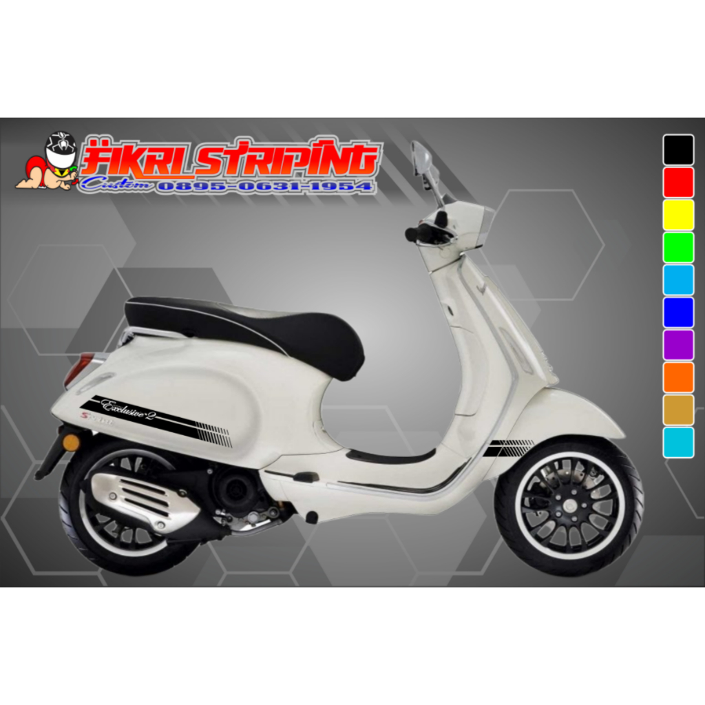 Jual Sticker Vespa Sprint | Shopee Indonesia