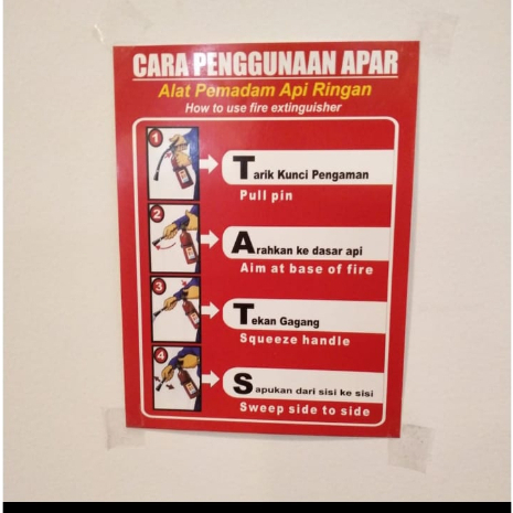 Jual Sign Akrilik Cara Penggunaan APAR | Shopee Indonesia