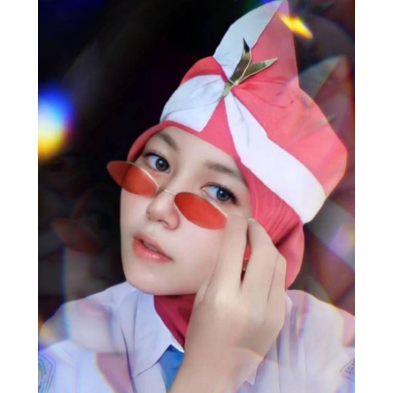 Jual BLANKON MERAH PUTIH | IKET KEPALA MERAH PUTIH | BENDO MERAH PUTIH ...