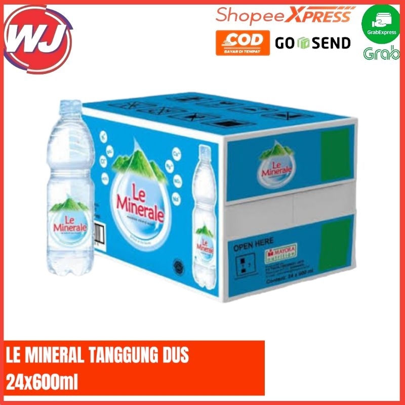 Jual LE MINERAL TANGGUNG DUS 24x600ml | Shopee Indonesia