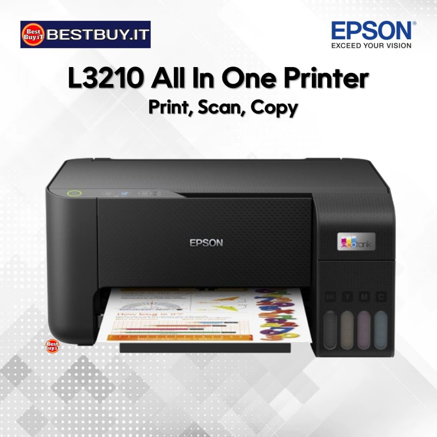 Jual Printer Epson L3210 All in One Printer Print-Scan-Copy Original | Shopee Indonesia