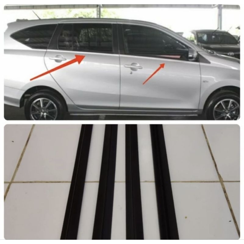Jual ORI weather strip karet pelipit kaca pintu Calya Sigra original ...