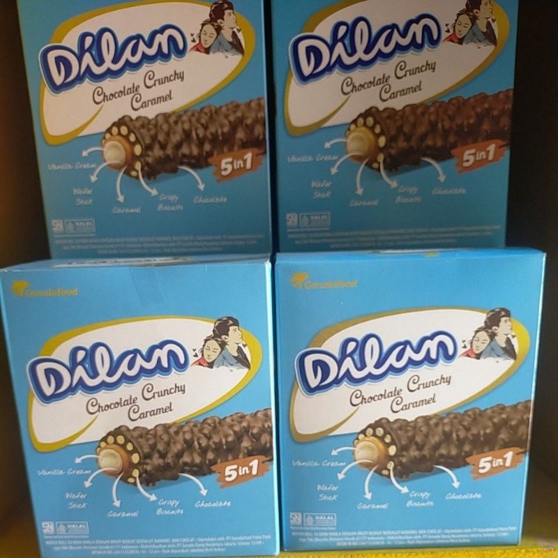 Jual Dilan chocolate crunchy caramel(12pcs) | Shopee Indonesia