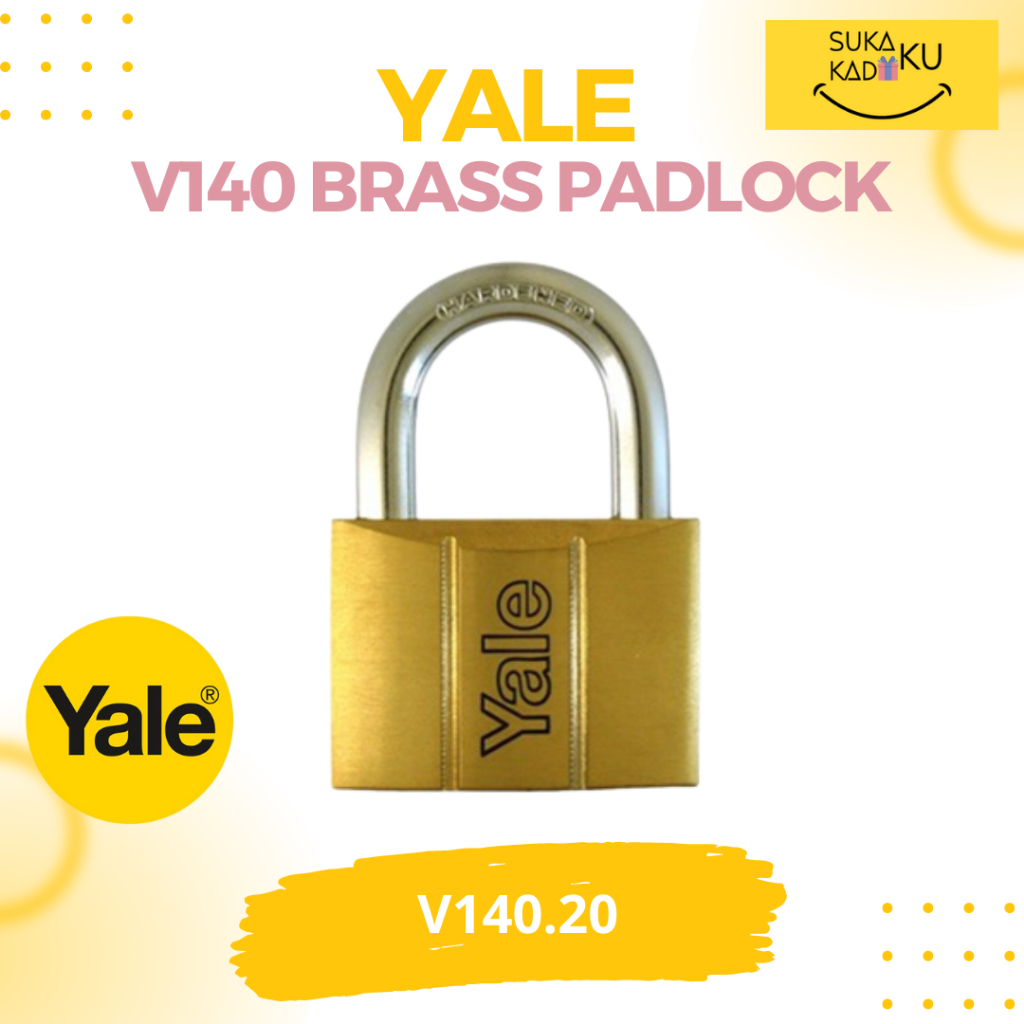 Jual GEMBOK YALE V140.20 V140 20 V-SERIES 20MM PADLOCK | Shopee Indonesia