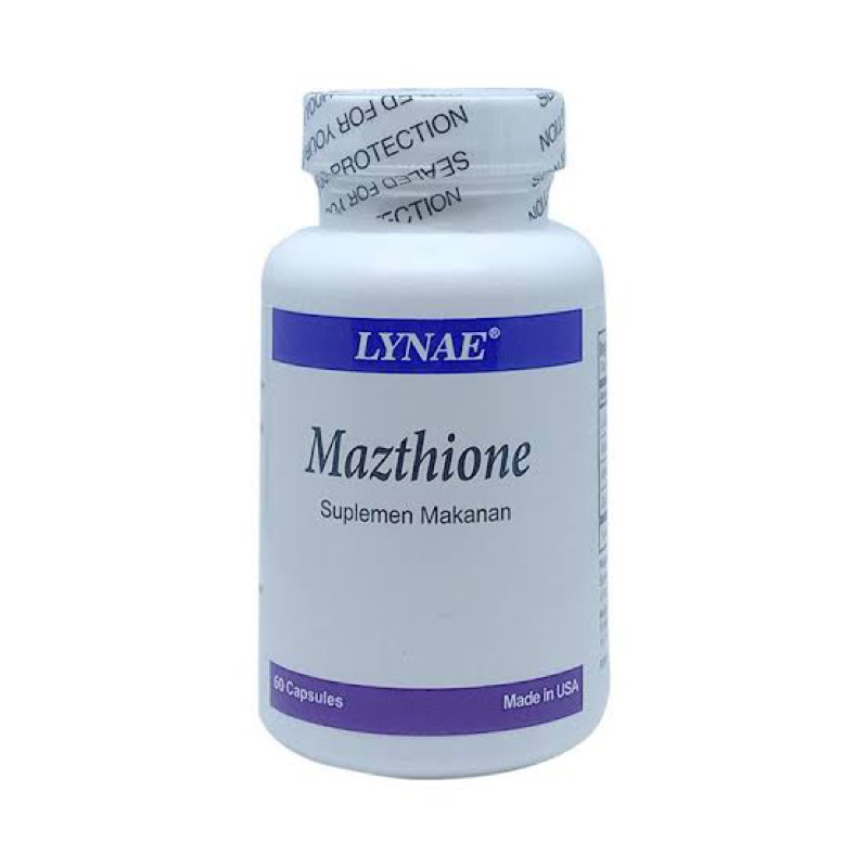 Jual LYNAE MAZTHIONE 60 KAPSUL ORIGINAL 100% READY‼️pemutih badan wajah anti aging keriput ...