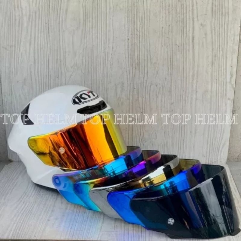 Jual KACA VISOR IRIDIUM BLUE RED GOLD GREEN KYT TT COURSE | Shopee ...