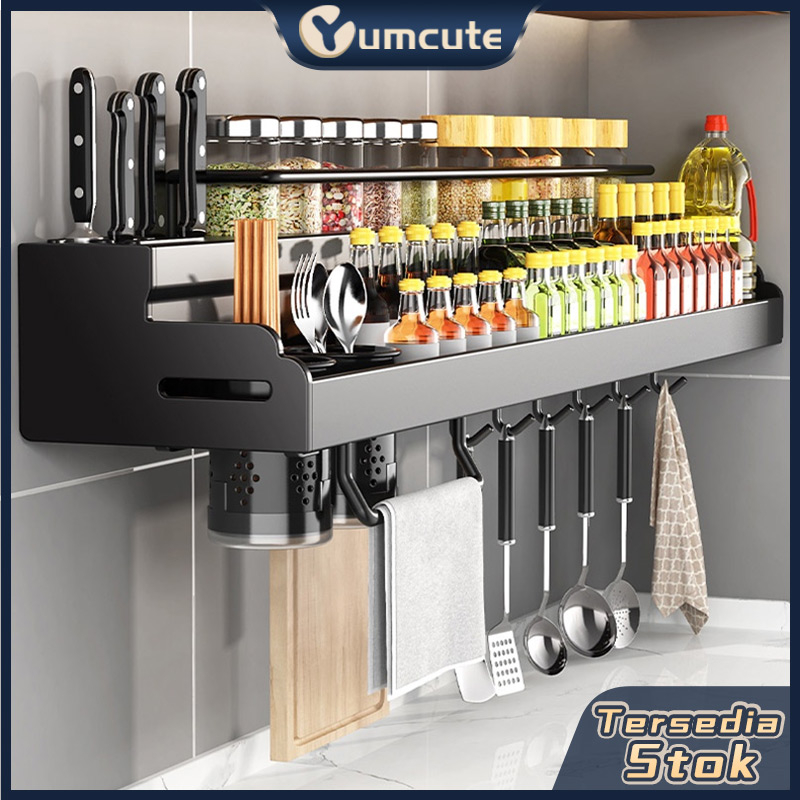 Jual Rak Bumbu Gantung Rak Dapur Gantung Rak Rempah Pengatur Bumbu ...