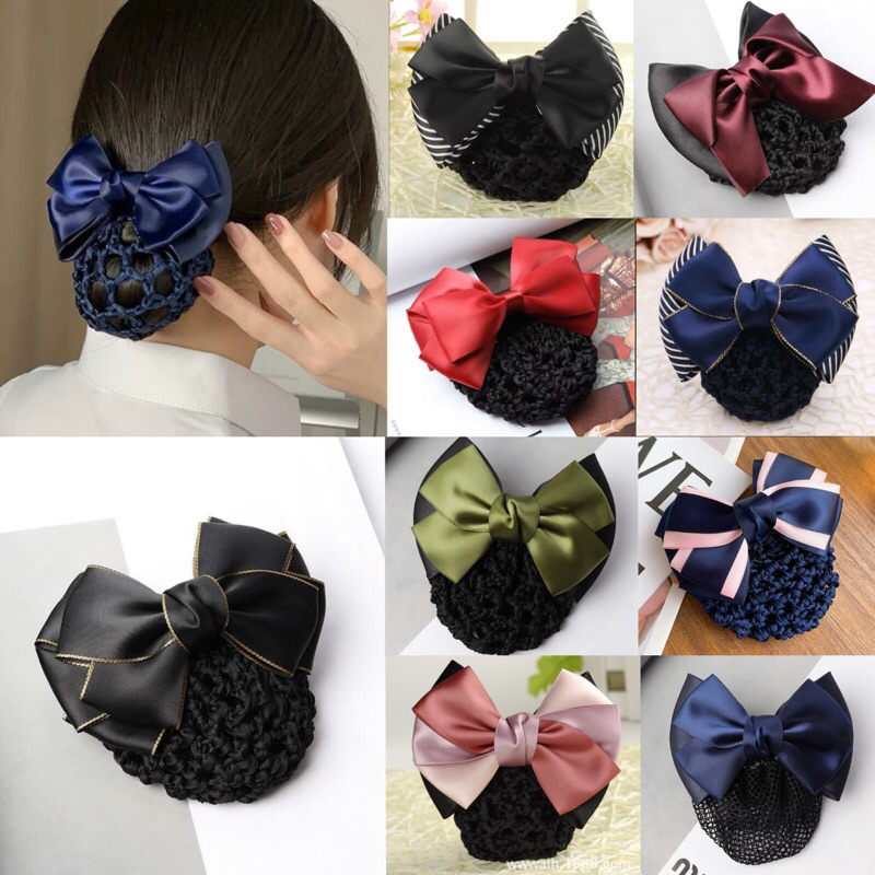 Jual Jepit Hairnet Pita - Cepol Sanggul Pramugari Hairnet Tebal - Cepol ...