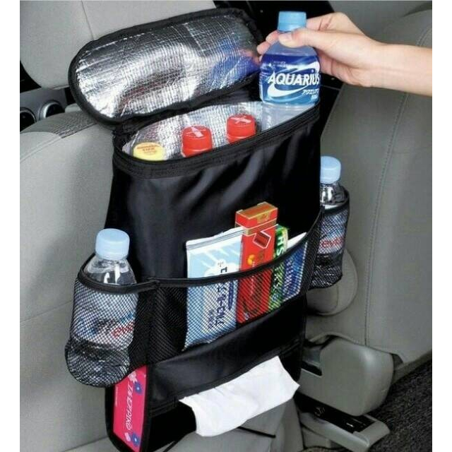 Jual HS Auto Car Seat Organizer / Rak Gantungan Jok Mobil Penahan Panas ...