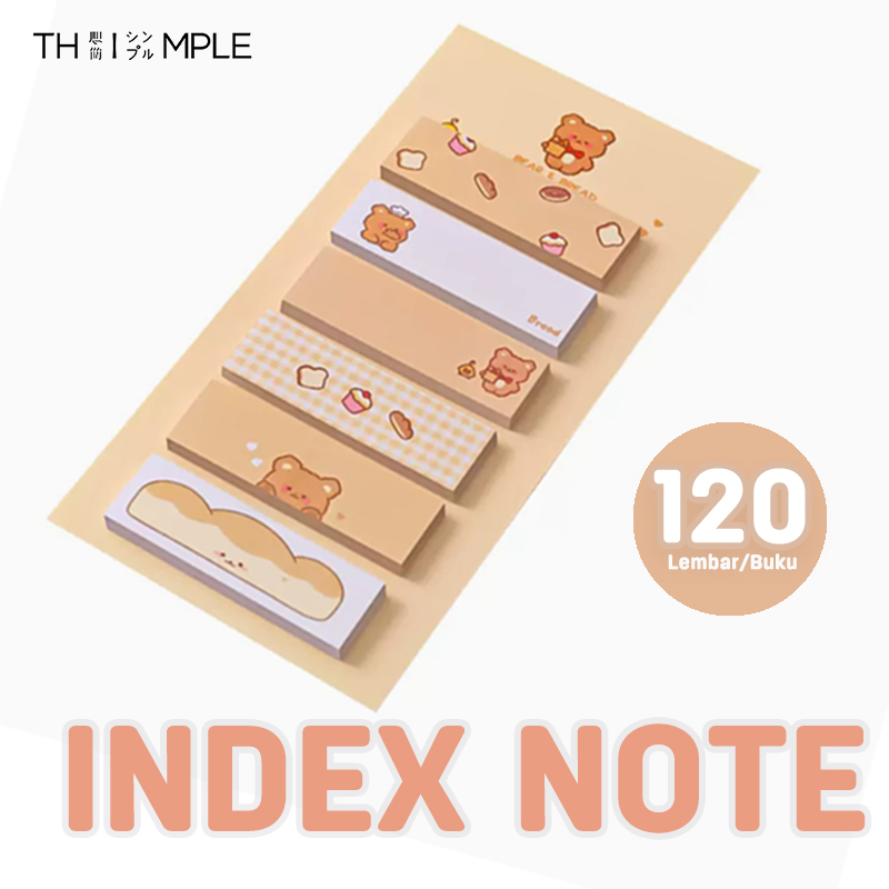 Jual Memo Index/Sticky Notes/Memo Sticker NOTE /Catatan Tempel Bergaris ...