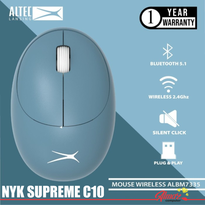 Jual Altec Lansing Mouse Bluetooth + Wireless Dual Mode ALBM7335 ...