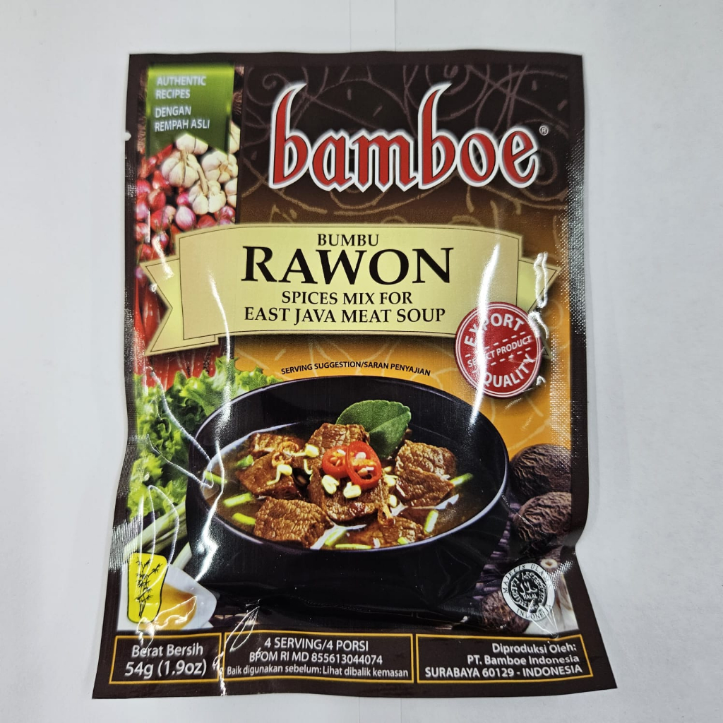 Jual Bamboe Bumbu Rawon Instan 54 gram | Shopee Indonesia