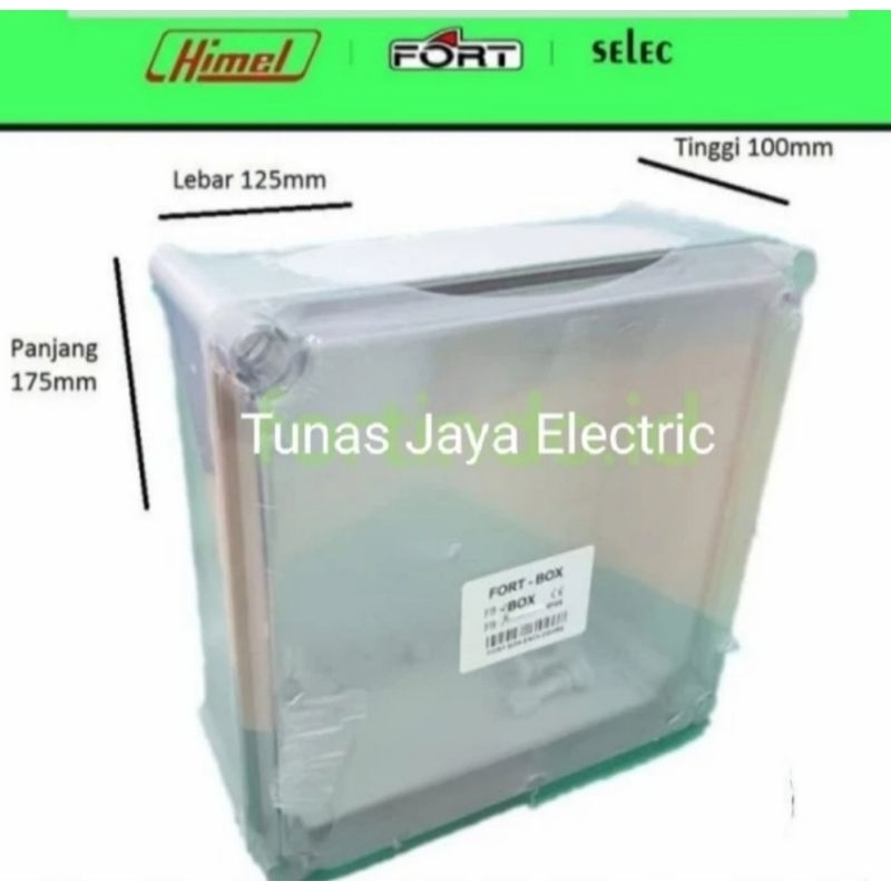 Jual Box Panel 175x125x100 DS-AT-1217-1 Transparan ABS IP66 FORT ...