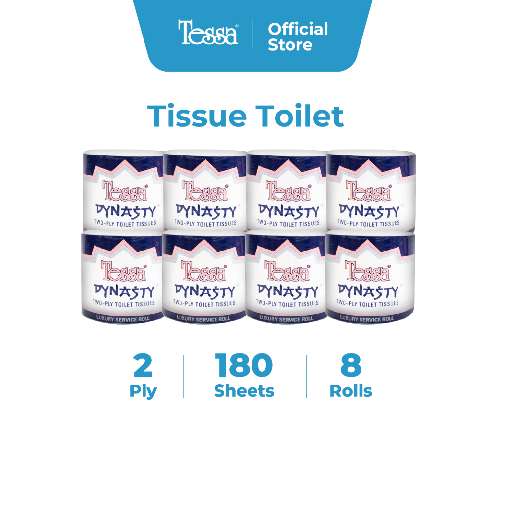 Jual Tissue Dynasty Toilet 180 gram 2 ply 8 rolls | Shopee Indonesia