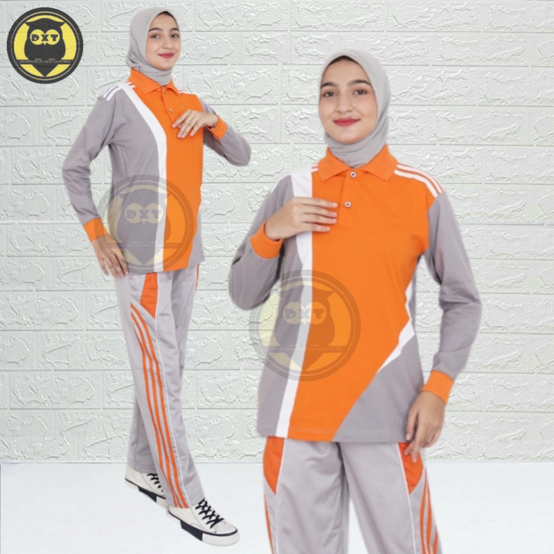Jual Baju Senam Wanita Pria (unisex) 1 Set Terbaru / Baju Olahraga ...