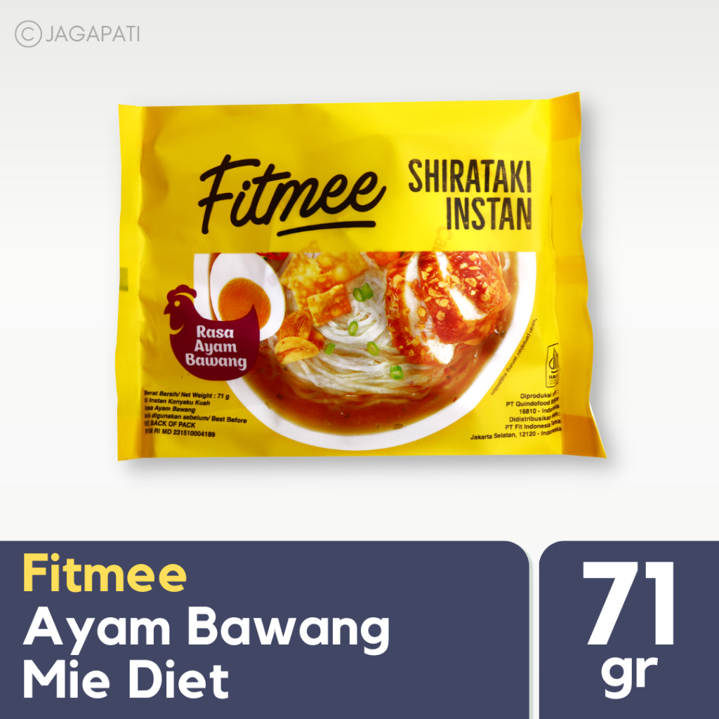 Jual Fitmee - Ayam Bawang 71gr - Mie Sehat - Mie Diet - Mie Rendah ...