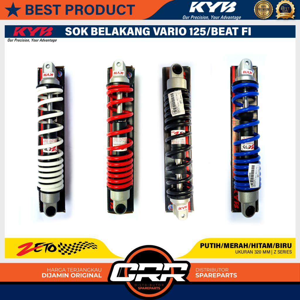 Jual Sok Belakang Kayaba Zeto Honda Vario 125 Beat FI Yamaha X Ride 125 Scoopy FI Tipe 5060 ...