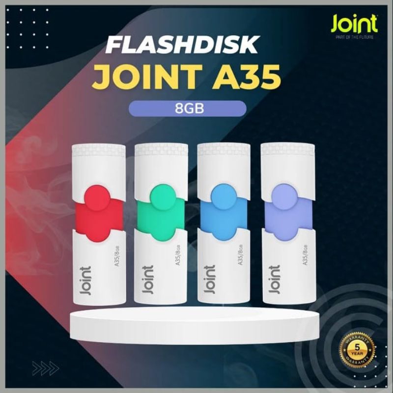 Jual FLASHDISK 8GB JOINT A35 SLIDE ORIGINAL GARANSI RESMI | Shopee ...
