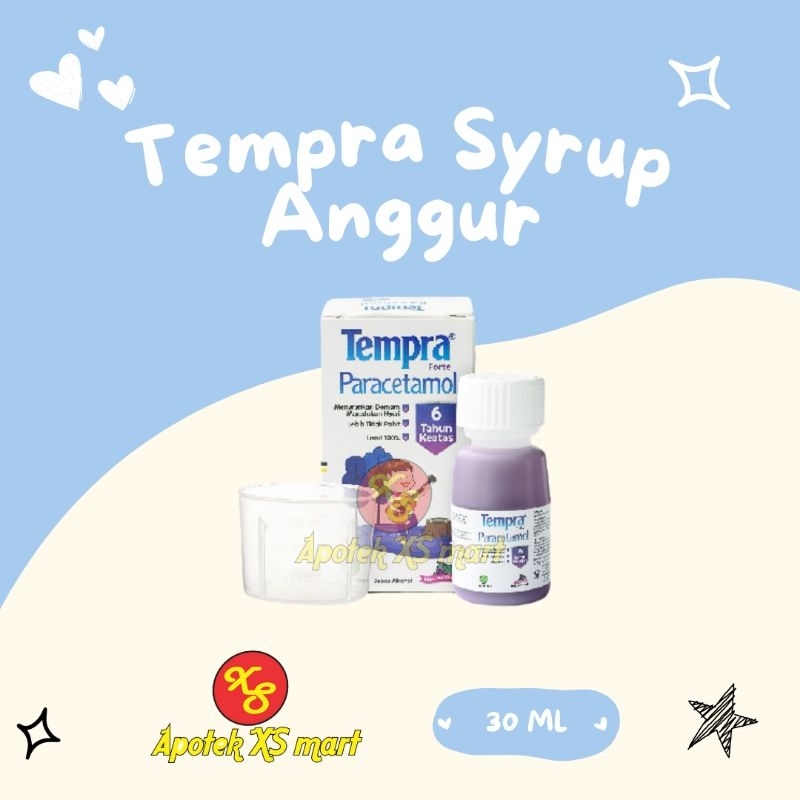 Jual TEMPRA SYRUP (ANGGUR) - MEMBANTU MEREDAKAN DEMAM DAN NYERI ...