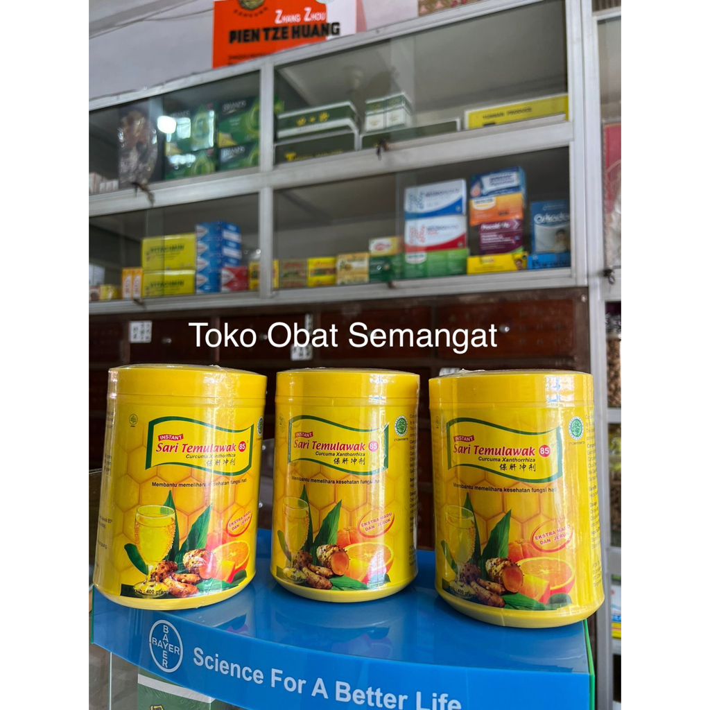 Jual SARI TEMULAWAK BOTOL 85 ISI 400 GRAM EKSTRA MADU JERUK MADU LEMON ...