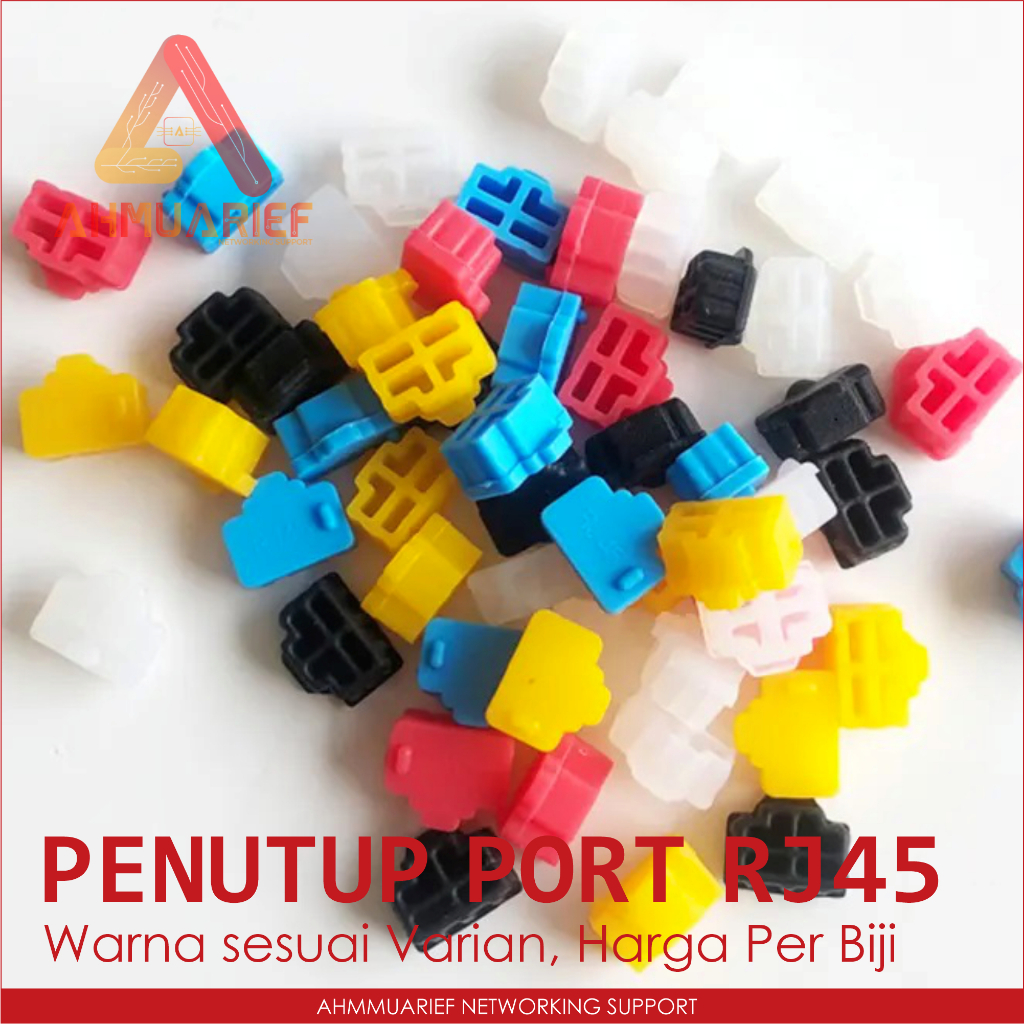 Jual PENUTUP DUST COVER PLUG PELINDUNG ANTI DEBU PORT RJ45 RJ 45 LAN ...