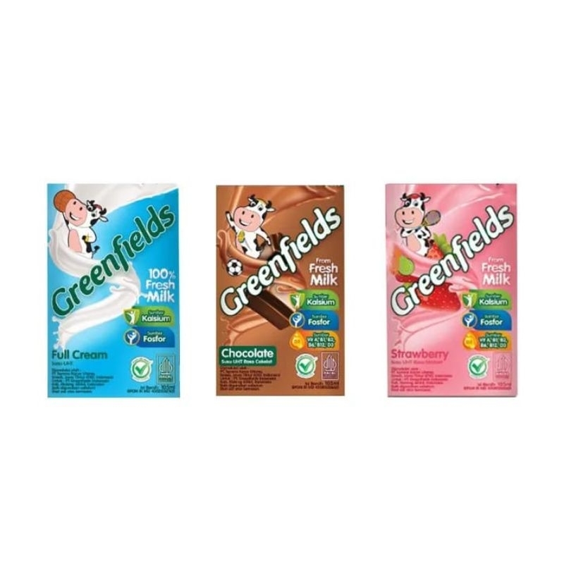 Jual Greenfields UHT all Variant 105ml (Isi 40pcs) | Shopee Indonesia