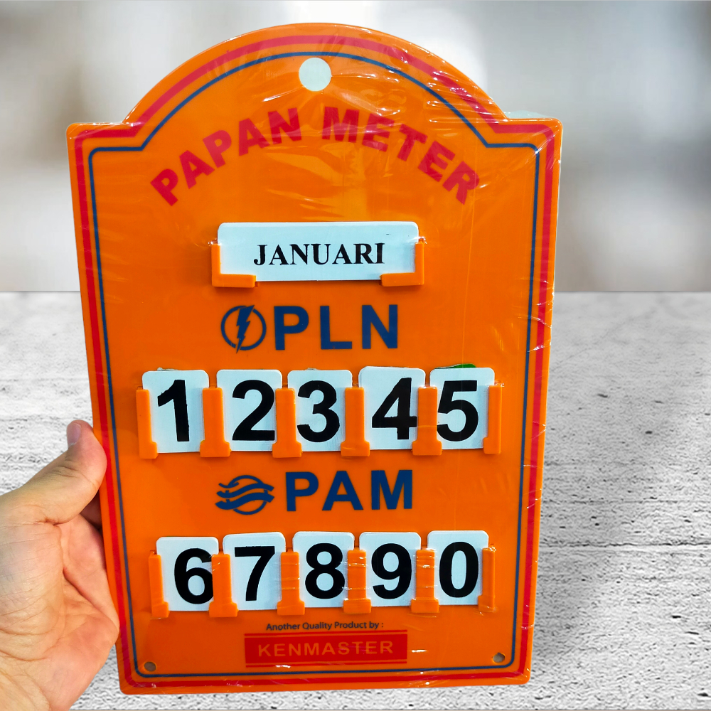 Jual Papan Meteran PLN PAM Listrik Air meter Kenmaster | Shopee Indonesia