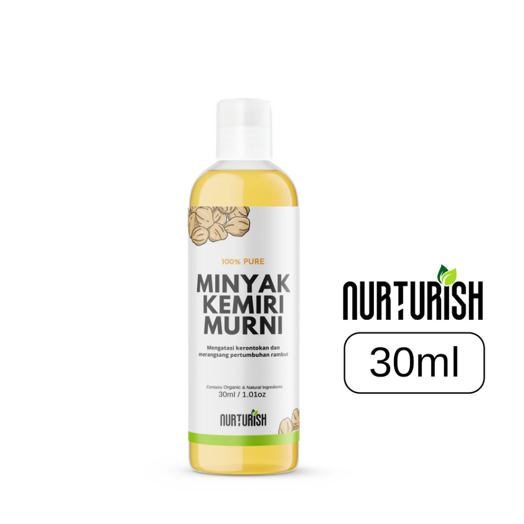 Jual NURTURISH - Minyak Kemiri Murni Alami Penumbuh Penebal & Perawatan ...