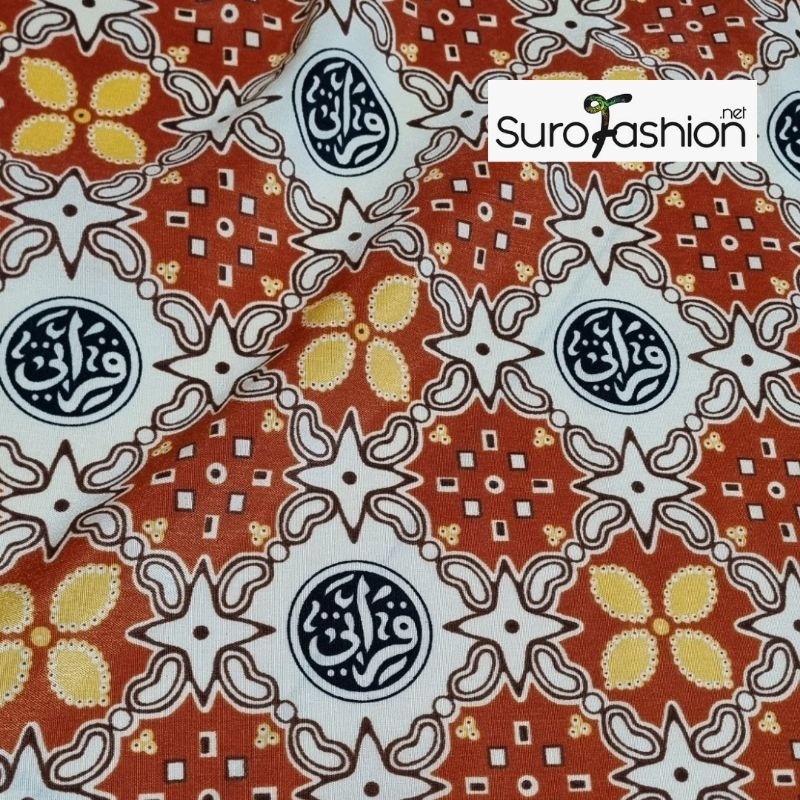 Jual KAIN BATIK QIROATI OREN 2024 | Shopee Indonesia