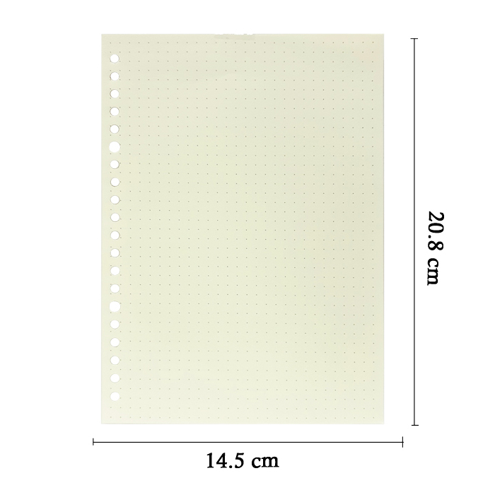 Jual Loose Leaf Binder Paper A5 B5 Ruled Grid Dotted Wengu | Shopee ...