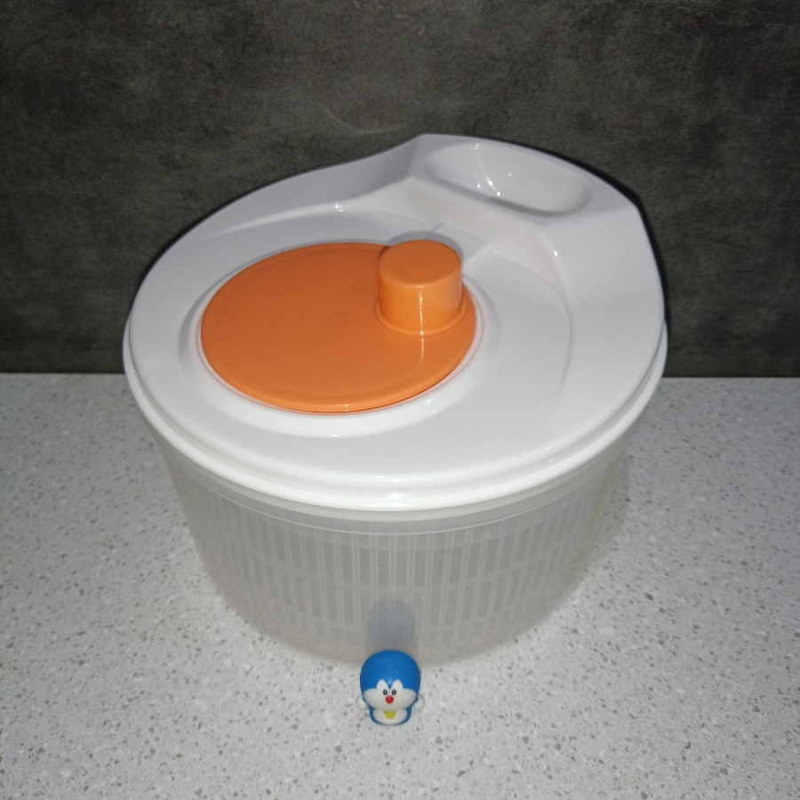 Jual Peniris Pengering Sayuran Putar Salad Spinner Bowl 3L Sayur Mixer ...