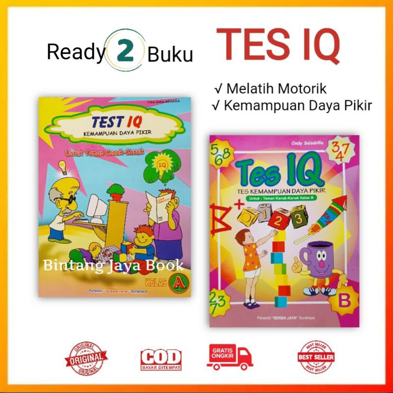 Jual Buku Tes IQ Untuk Anak TK - Buku Tes IQ Anak Kemampuan Daya Pikir ... Jual Buku Tes IQ Untuk Anak TK - Buku Tes IQ Anak Kemampuan Daya Pikir ...
