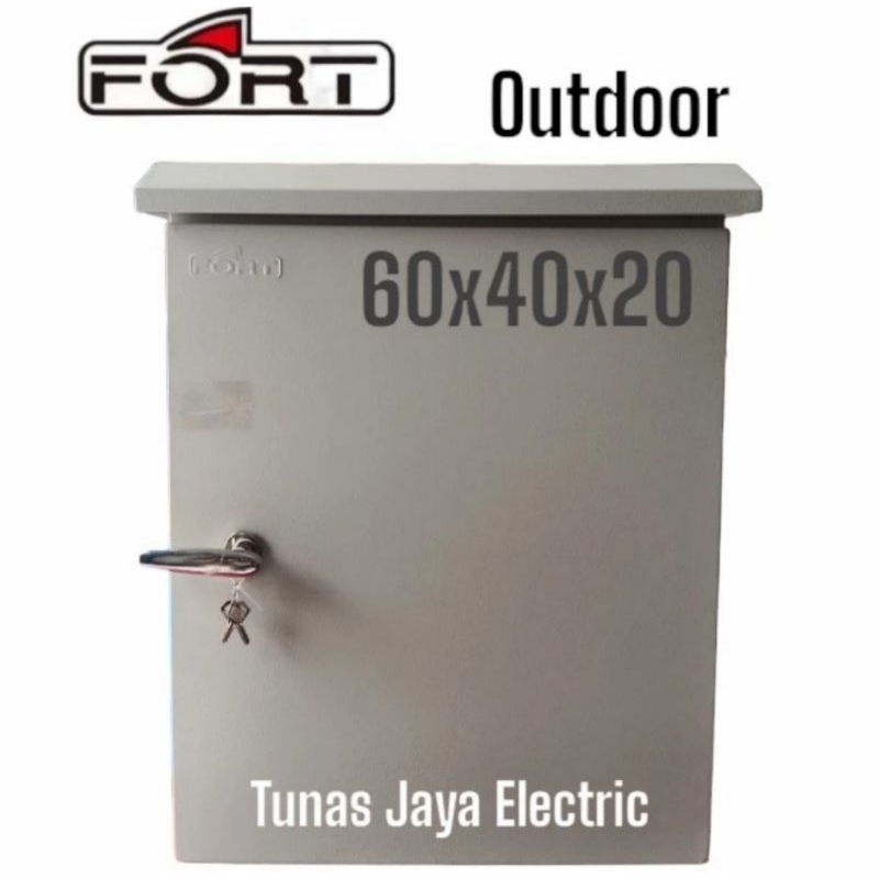 Jual Box Panel Metal Model Topi INDOOR/OUTDOOR 60x40x20 IP55 FORT ...