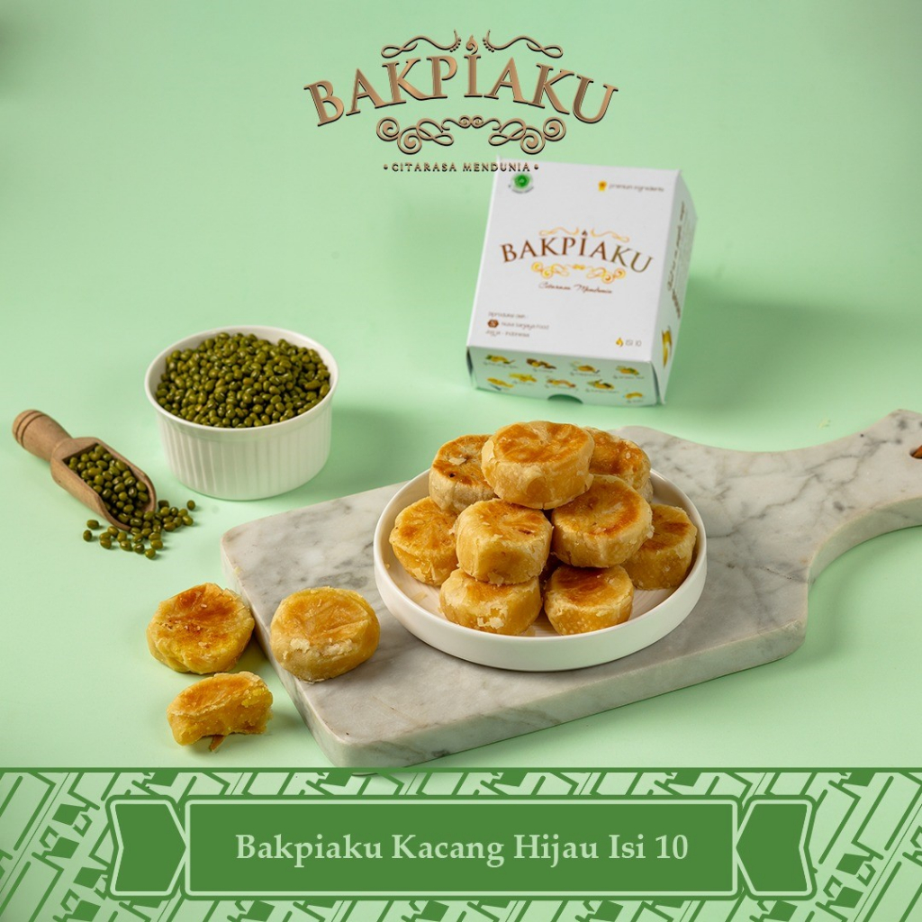 Jual Bakpia Bakpiaku Khas Jogja isi 10 Rasa Kacang Hijau | Shopee Indonesia