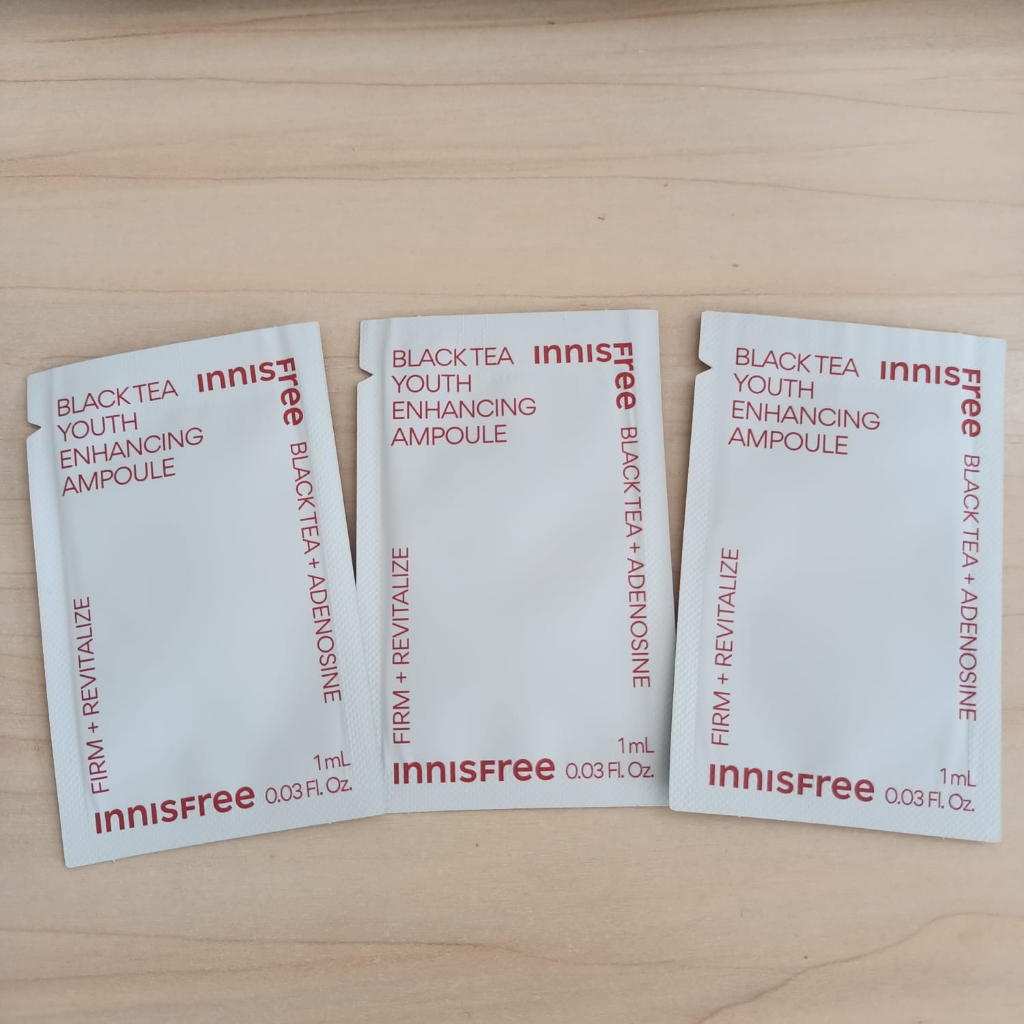 Jual Innisfree SAMPLE Black Tea Youth Enhancing Ampoule 1ml ORIGINAL ...