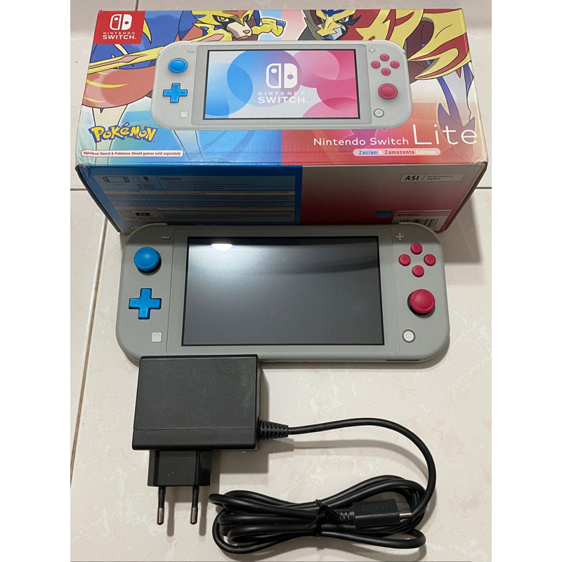 Jual Nintendo Switch Lite Pokemon Zacian & Zamazenta Edition | Shopee ...