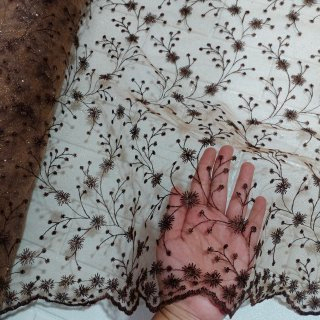 Jual Tile bunga ganggang motif baru bahan kebaya bridesmaid | Shopee ...