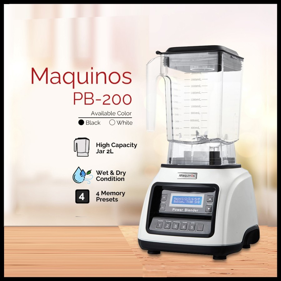 Jual Maquinos Power Blender PB 200 - Hitam | Shopee Indonesia