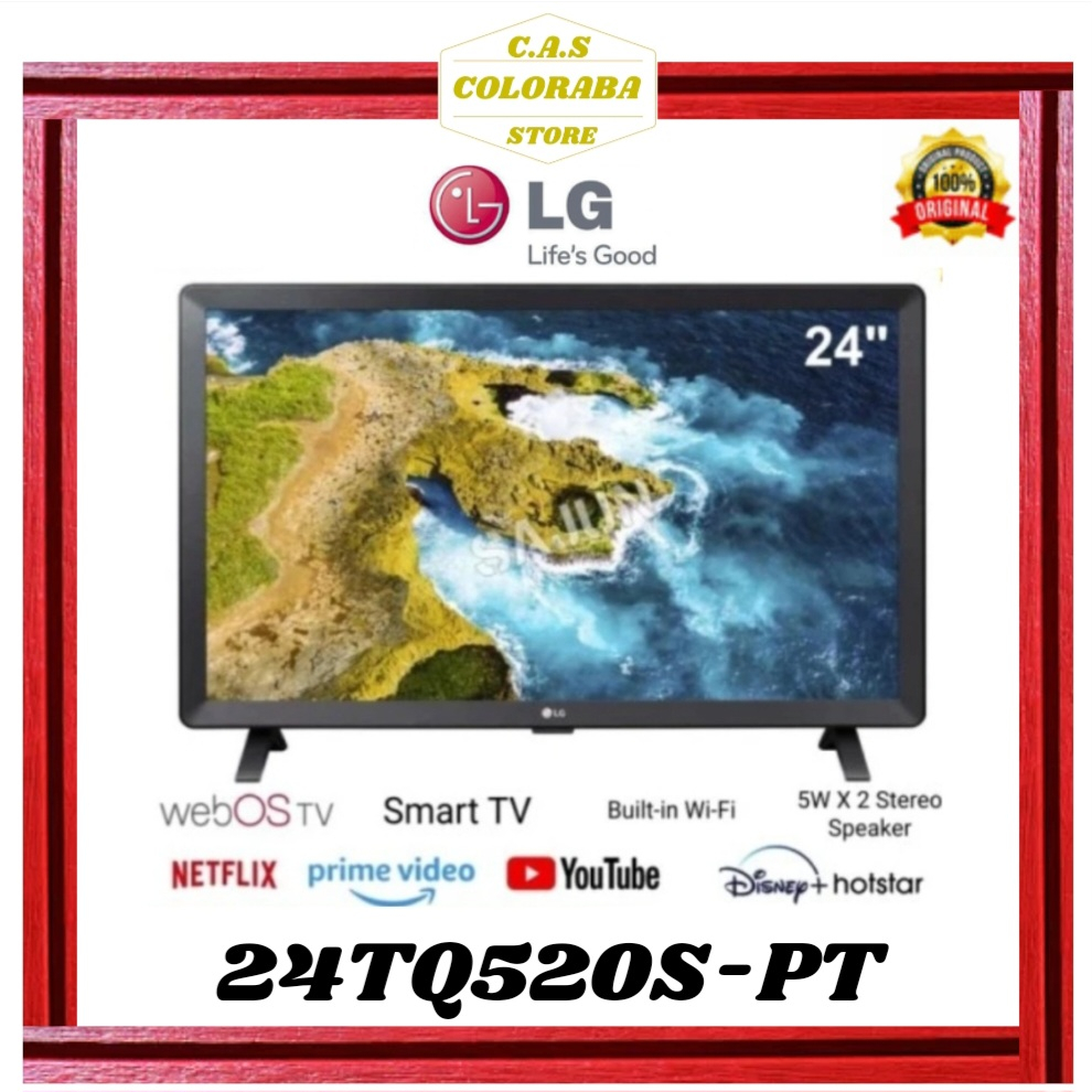 Jual TV LG 24TQ520S-PT SMART MONITOR TV 24 INCH HD LED 24TQ520S 24TQ TV ...