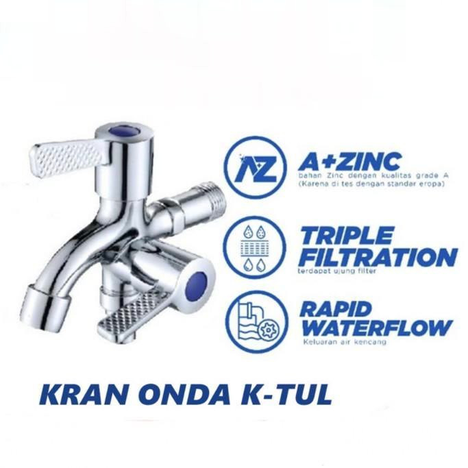 Jual ONDA Kran Air Cabang 2 Keran Air Onda Shower Kamar Mandi Kran ...
