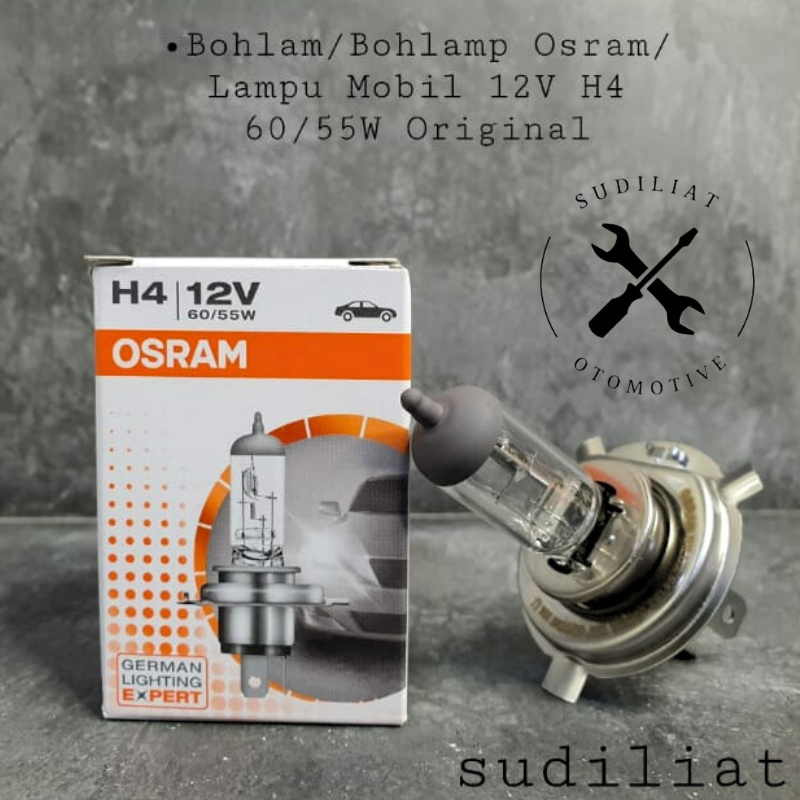 Jual BOHLAMP/BOHLAM OSRAM/LAMPU MOBIL H4 12V - 60/55W P43T LAMPU ...