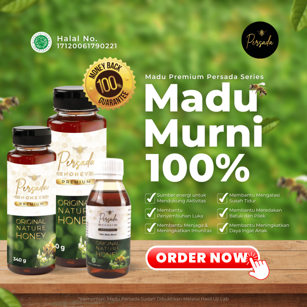 Jual MADU PREMIUM PERSADA 680, 340, 175 GRAM || MENIGKATKAN DAYA TAHAN ...