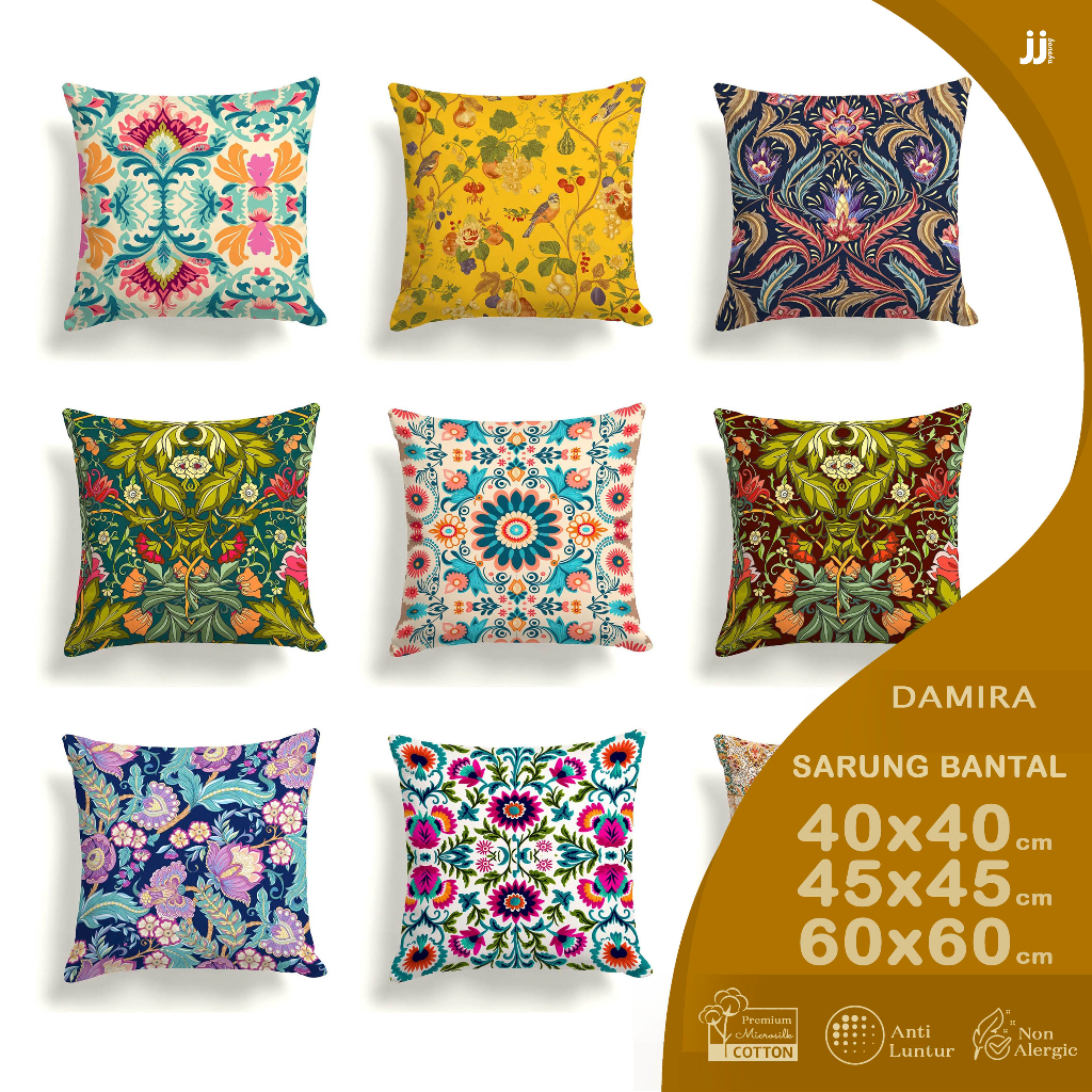 Jual SARUNG BANTAL SOFA PRINT MOTIF ABSTRAK TURKISH DAMIRA 40X40 45X45 ...