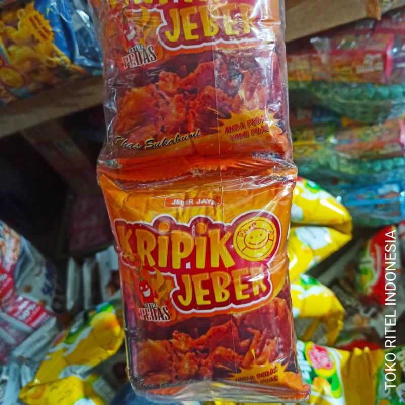 Jual Tic Tac Pedas Cap JEBER/Sistik Pedas Jeber (1 pak isi 10 pcs ...