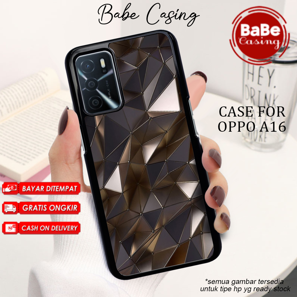 Jual Casing Oppo A16 Motif Terbaru Abstrak Kubik Keren Karakter Kartun ...